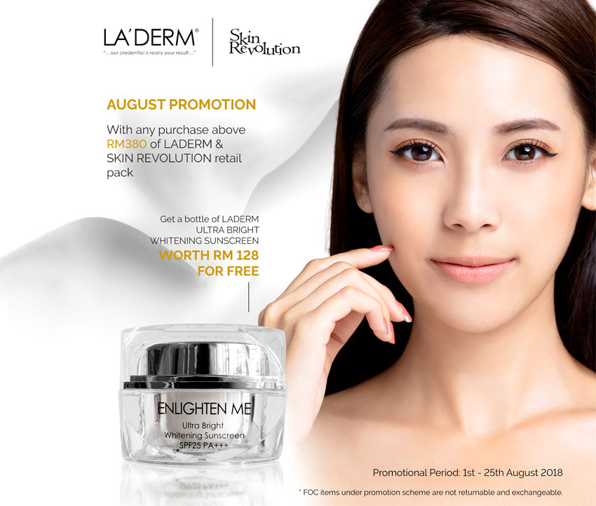 AUGUST 2018 PROMOTION - LADERM